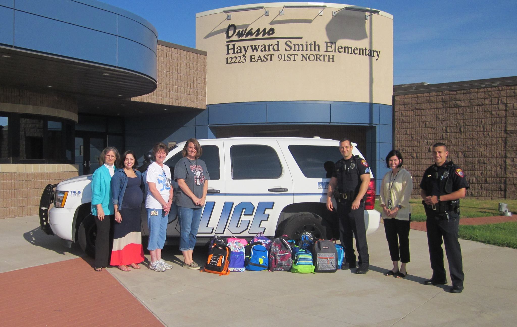 Owasso Police Make School Supply Donations - Owassoisms.com Owasso Police Make School Supply Donations - Owassoisms.com