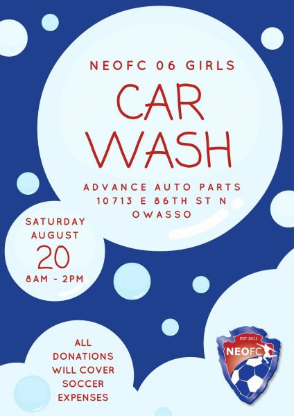 NEOFC Girls Car Wash Fundraiser to be held Saturday - Owassoisms.com