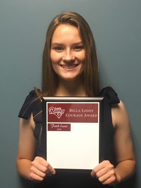 Lady Rams Soccer Present First Ever Bella Leddy Courage Award to Faith ...