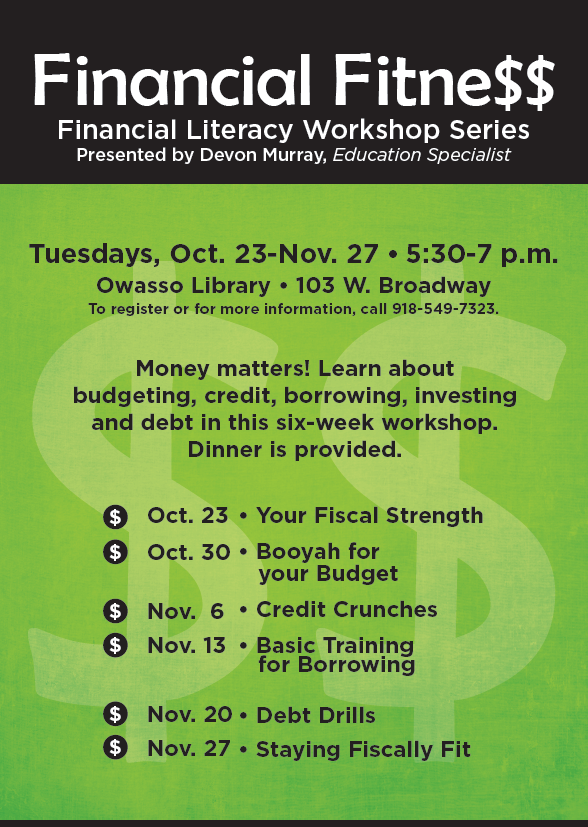 Owasso Library Offering Free Financial Fitness Workshop for Adults ...