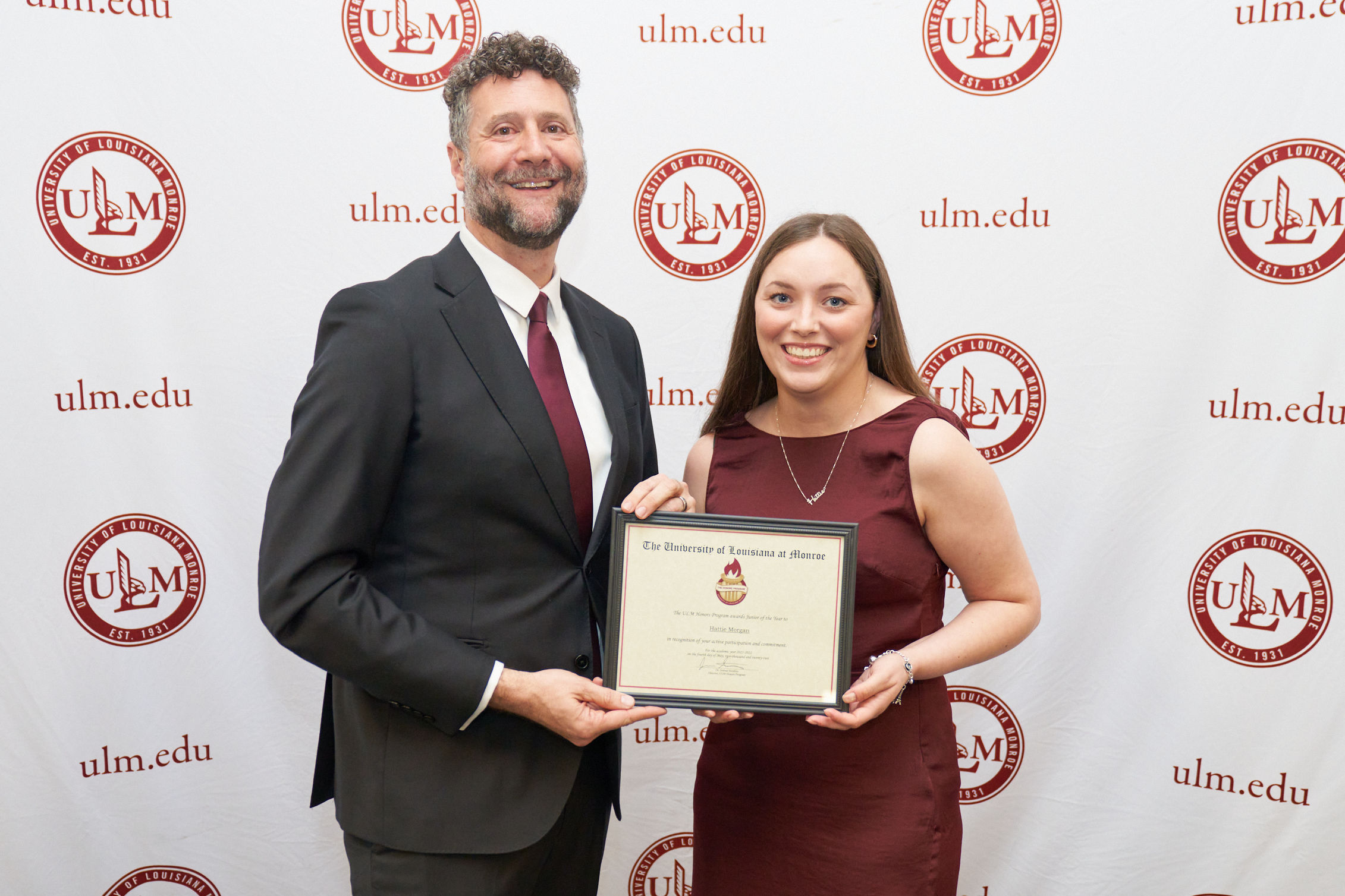 Owasso native given ULM Honors award - Owassoisms.com