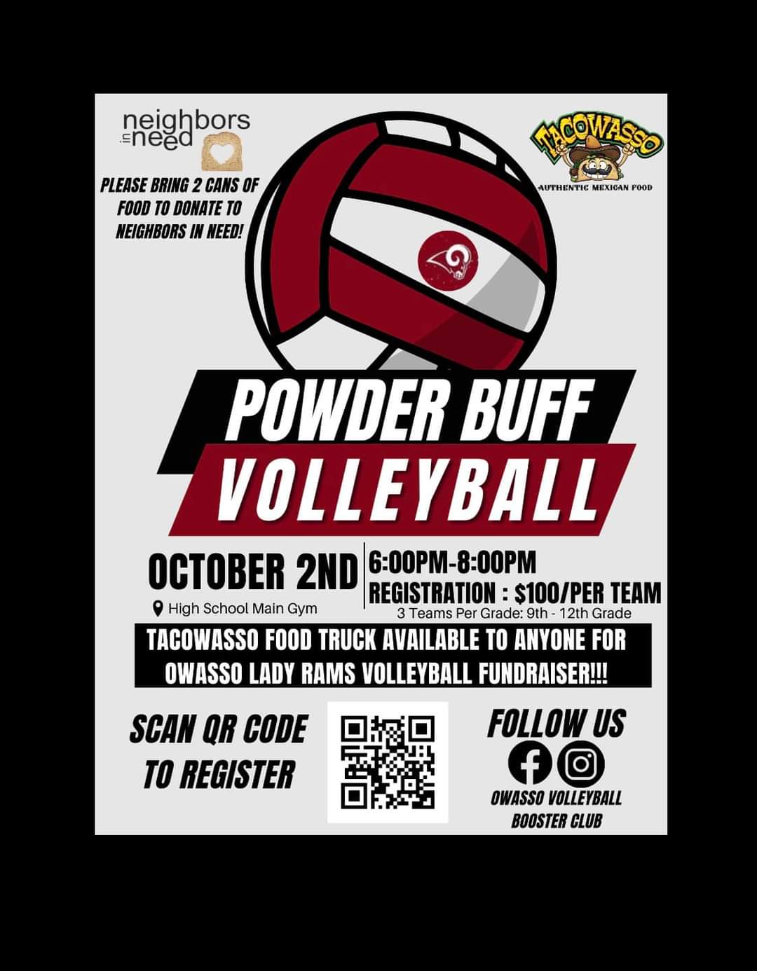 Lady Rams Volleyball Fundraiser - Owassoisms.com