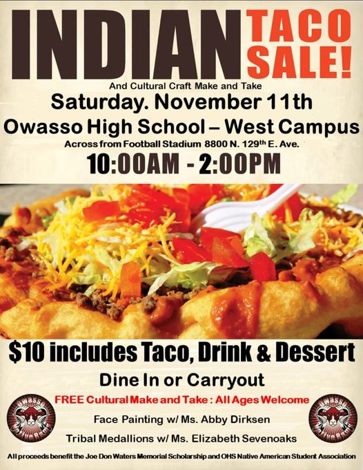 Owasso Indian Education Indian taco's - Owassoisms.com