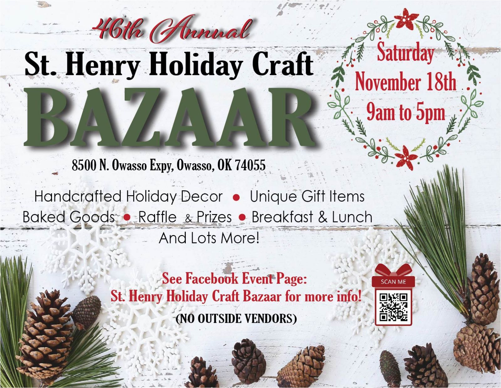 St Henry’s Holiday Craft Bazaar - Owassoisms.com