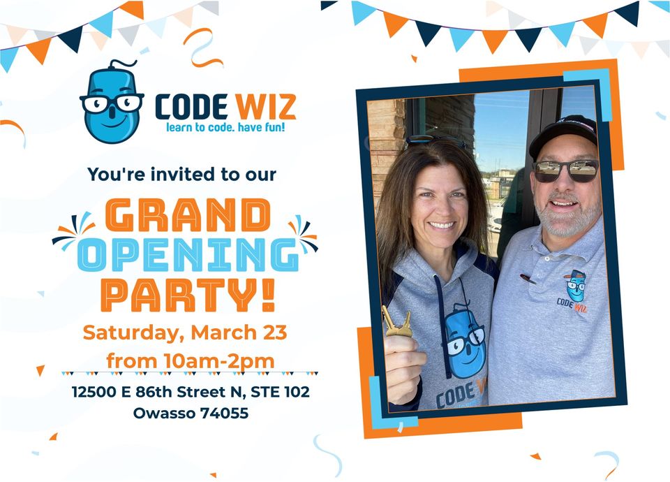 Code Wiz Grand Opening Party - Owassoisms.com